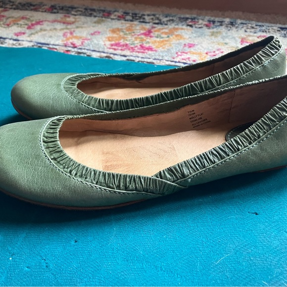 Frye | Shoes | Frye Green Ballet Slippers 75 | Poshmark